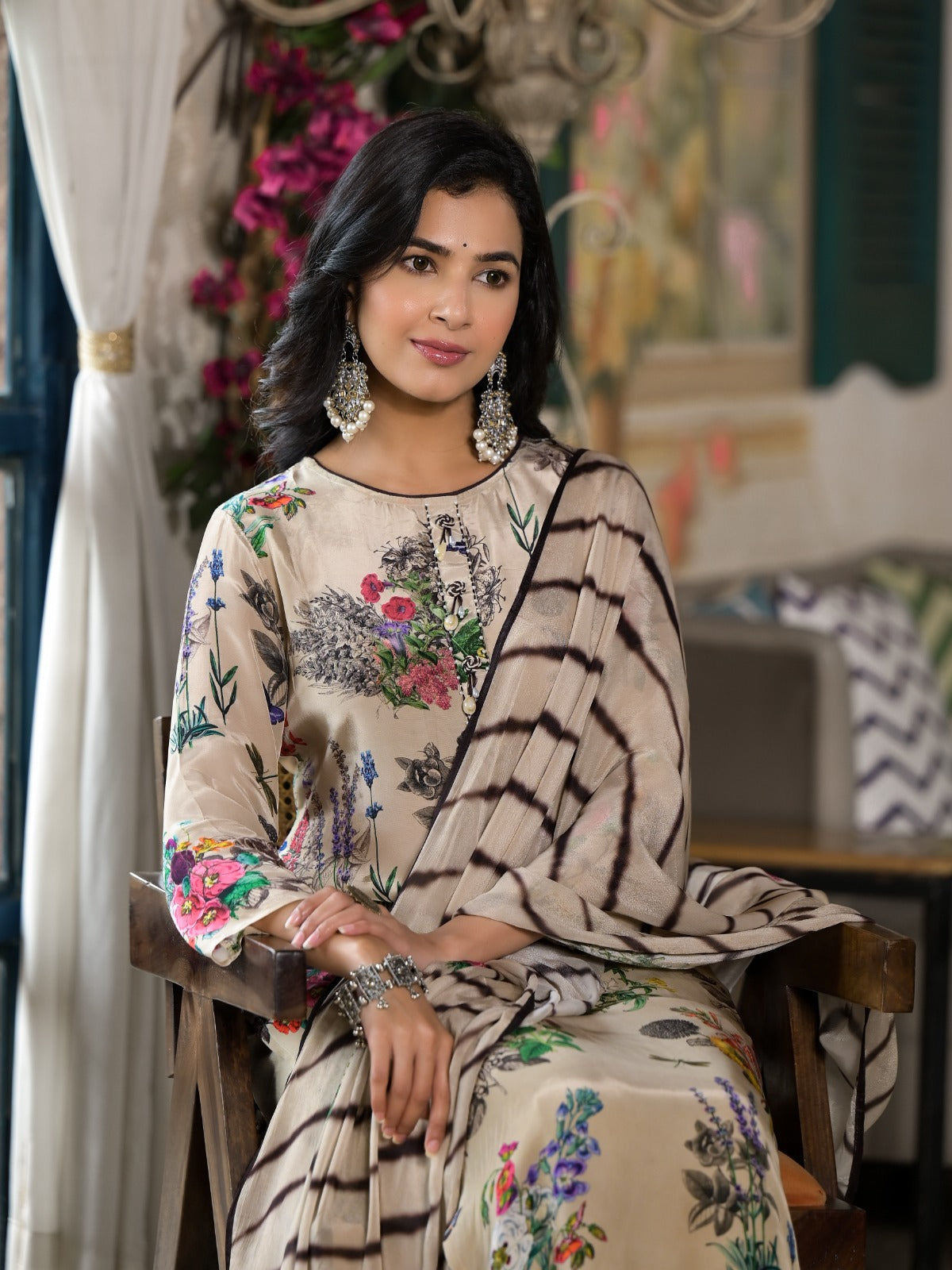 Restocked! Pure crepe full suit set!– Aashvi Couture